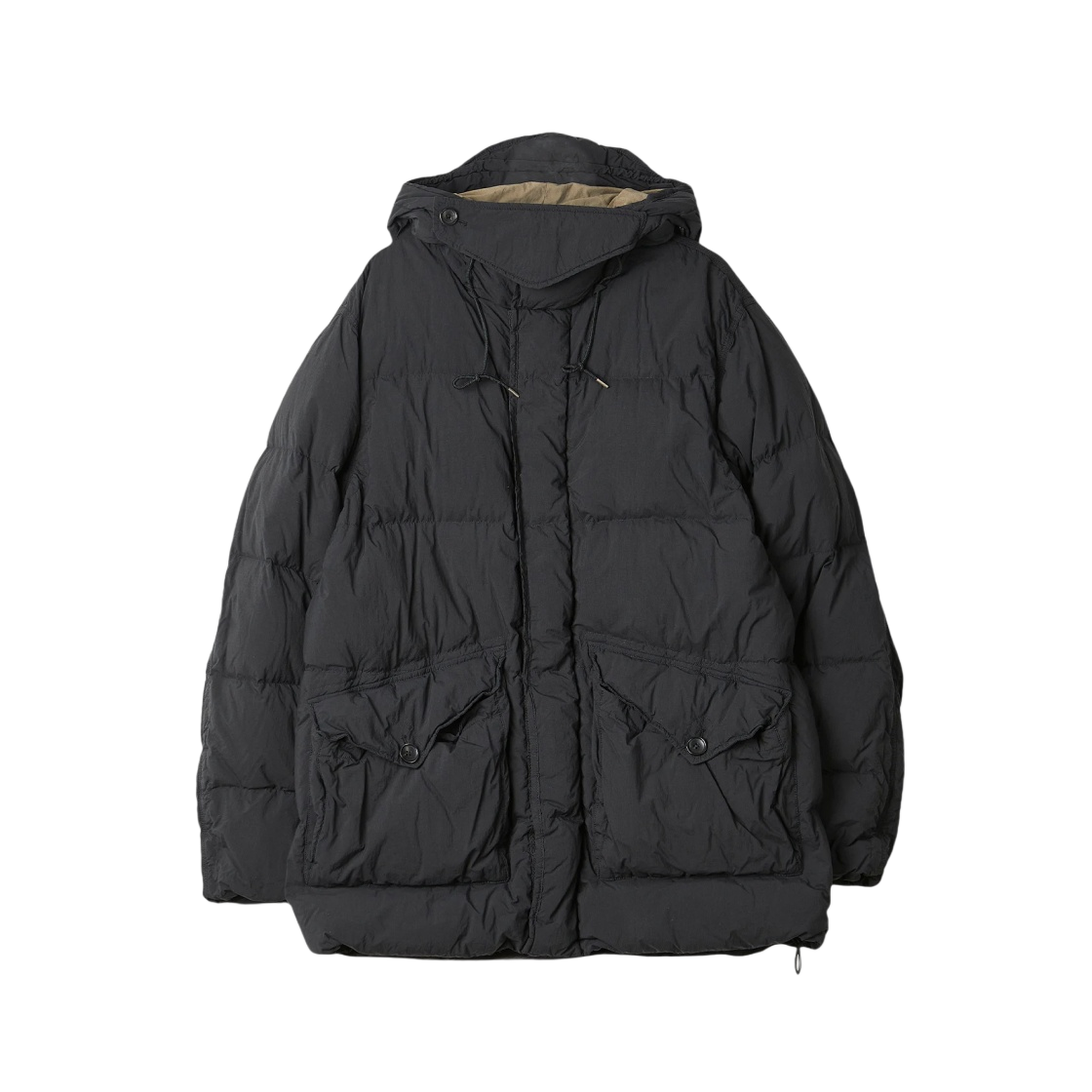 텐씨 폴라 다운 파카 블랙 | Ten C | KREAM