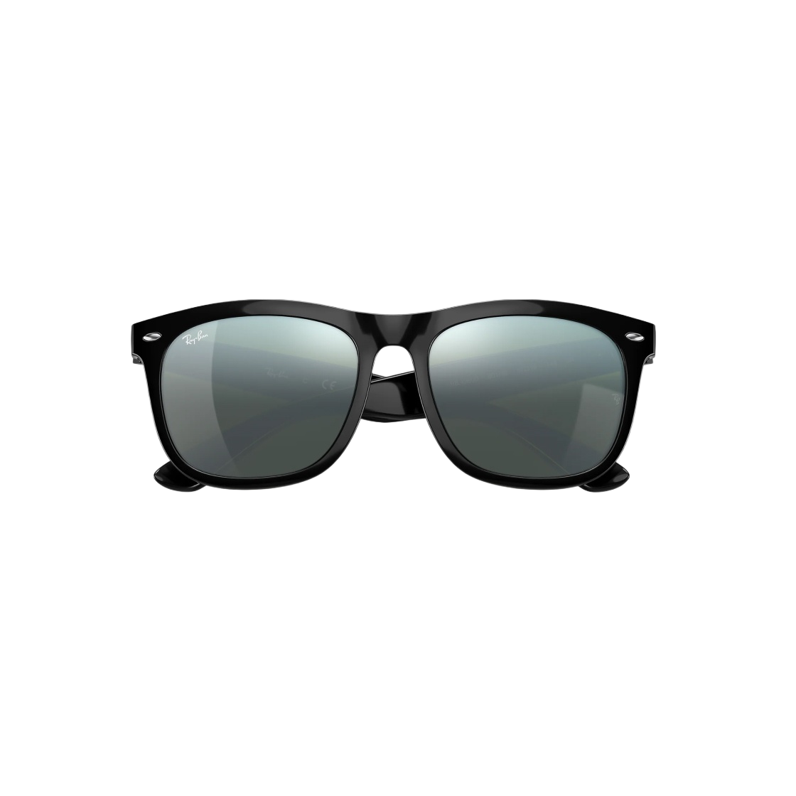 레이밴 4260D 폴리쉬드 블랙 프레임 실버 미러 렌즈 로우 브릿지 핏 | Ray-Ban | KREAM
