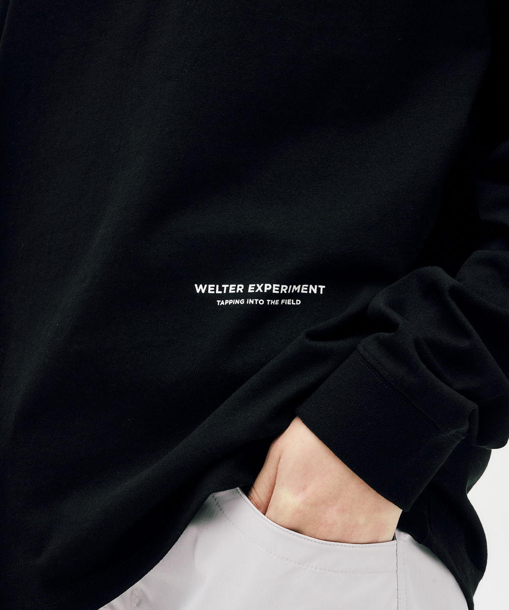 웰터 익스페리먼트 센수 롱 슬리브 티셔츠 블랙 | WELTER EXPERIMENT | KREAM