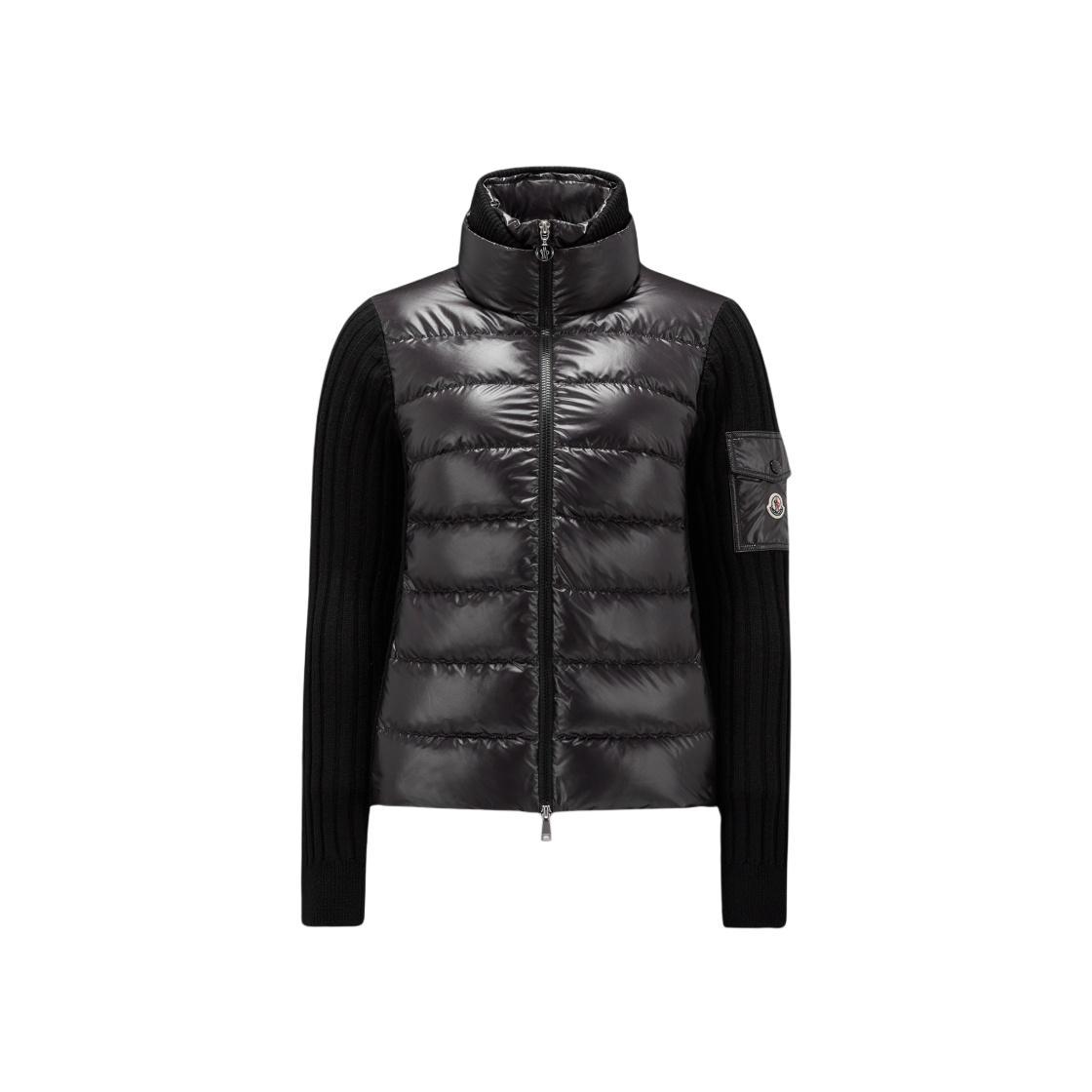 (W) 몽클레르 패딩 울 가디건 블랙 - 23FW | Moncler | KREAM