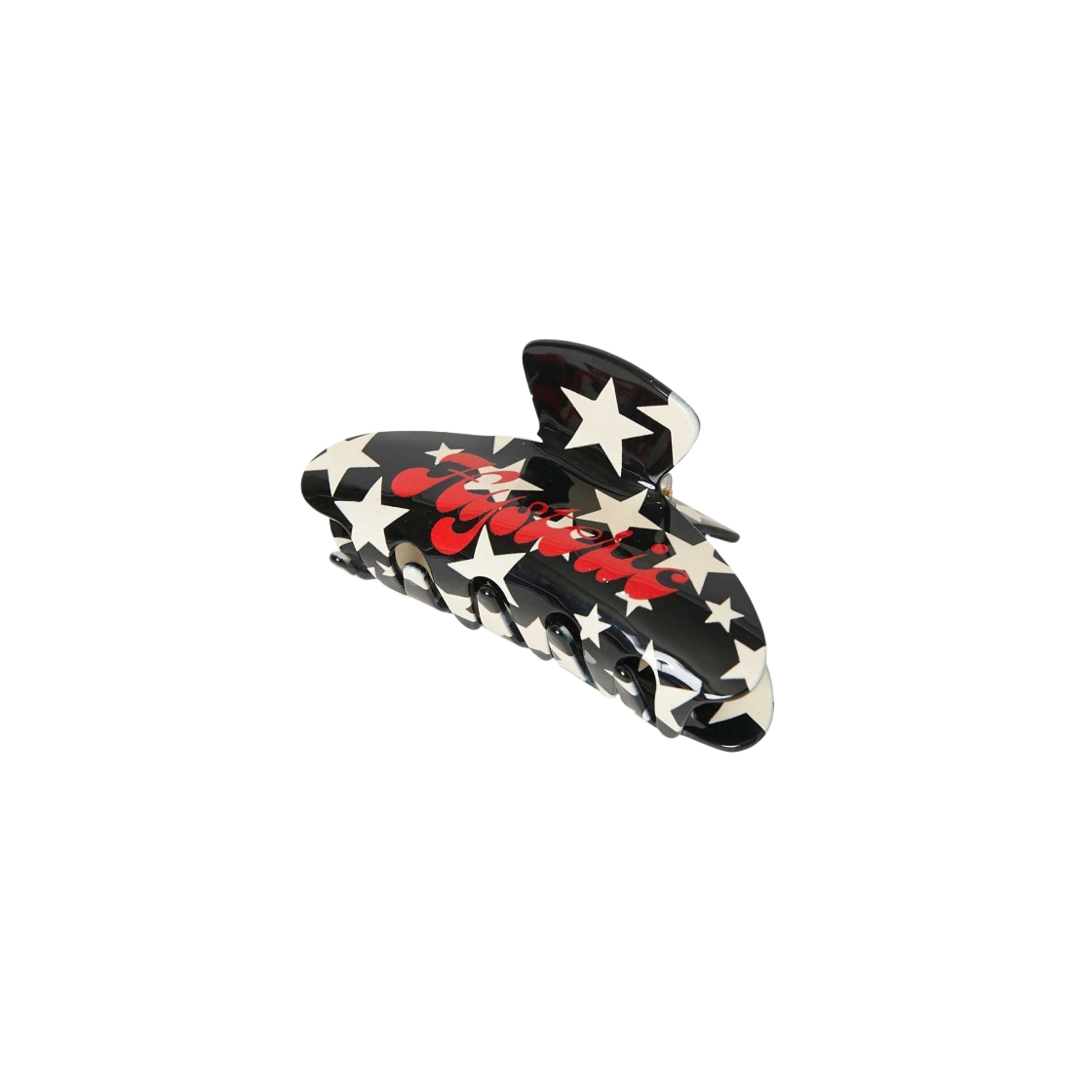 W 히스테릭 글래머 클래식 스타 패턴 헤어 클립 블랙 Hysteric Glamour Kream