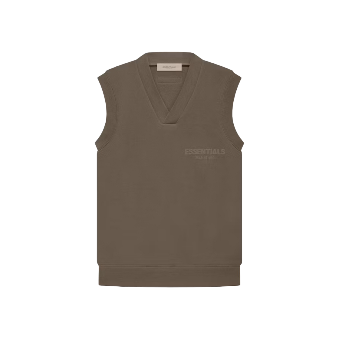 (W) 에센셜 브이넥 베스트 우드 - 22FW | Essentials | KREAM