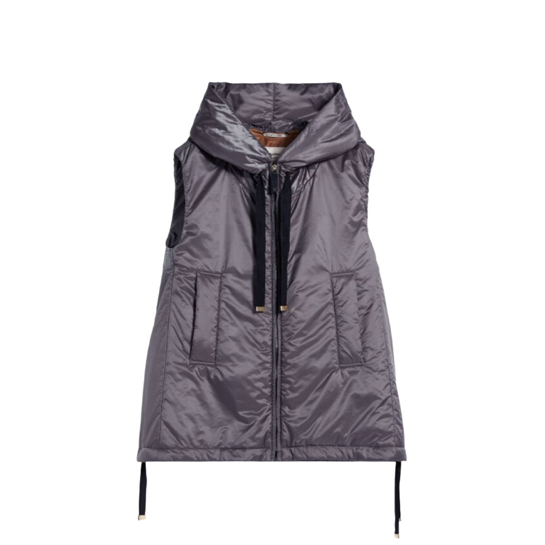 (W) 막스마라 더 큐브 그린고 방수 테크니컬 캔버스 질레 미디움 그레이 | Max Mara | KREAM