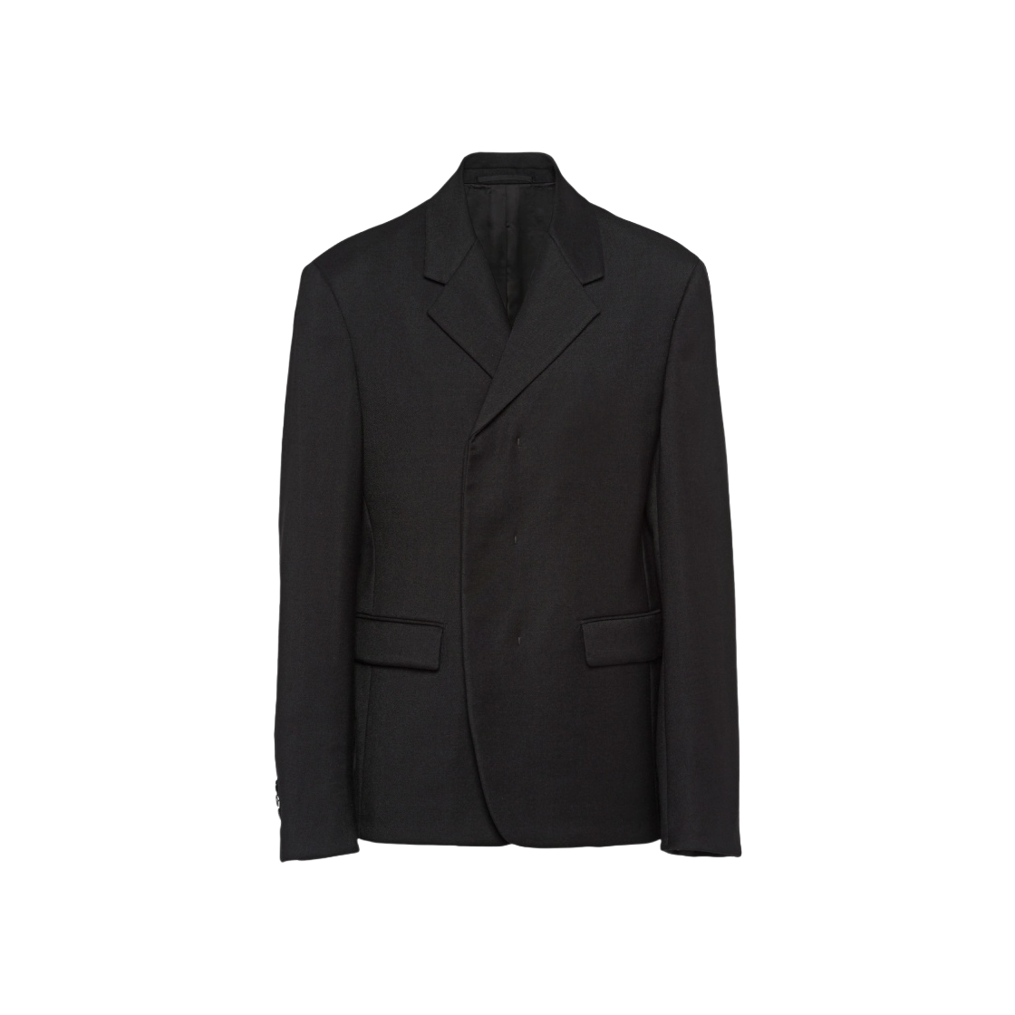 프라다 싱글 브레스티드 모헤어 울 자켓 블랙 | Prada | KREAM