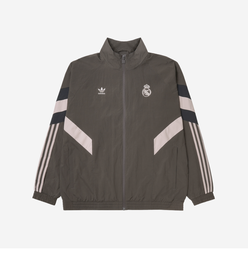 아디다스 레알 마드리드 오리지널스 트랙 탑 차콜 그레이 - US 사이즈 | Adidas | KREAM
