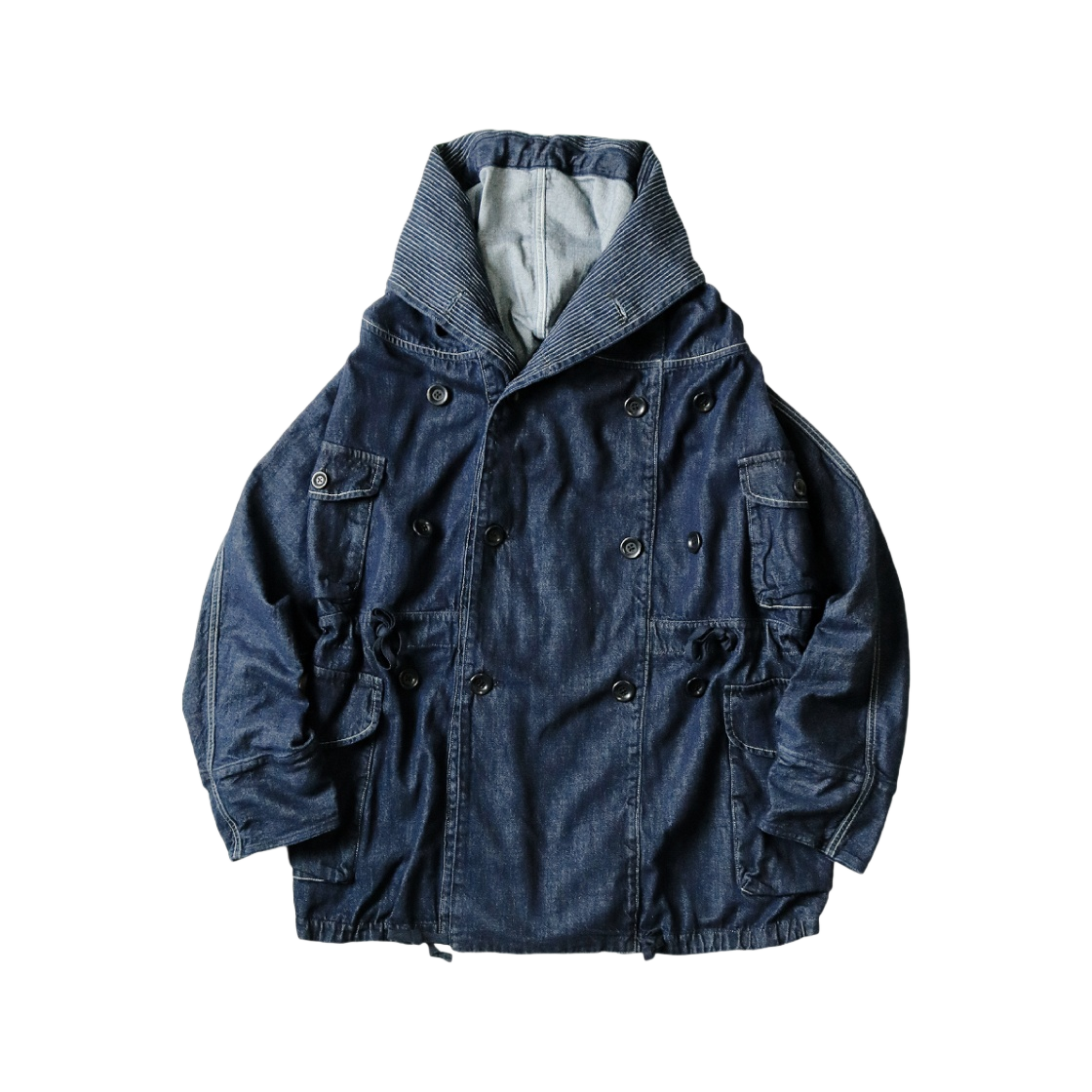 캐피탈 10온즈 데님 링 코트 인디고 | Kapital | KREAM