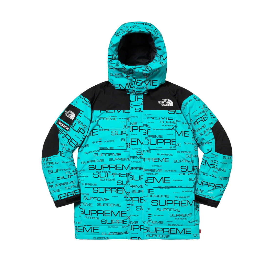 슈프림 x 노스페이스 700-필 다운 파카 블랙 - 22FW | Supreme | KREAM