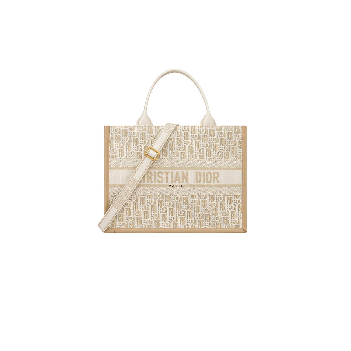 디올 미디움 디올 북 토트 오블리크 자수 앤 카프스킨 내츄럴 | Dior | KREAM