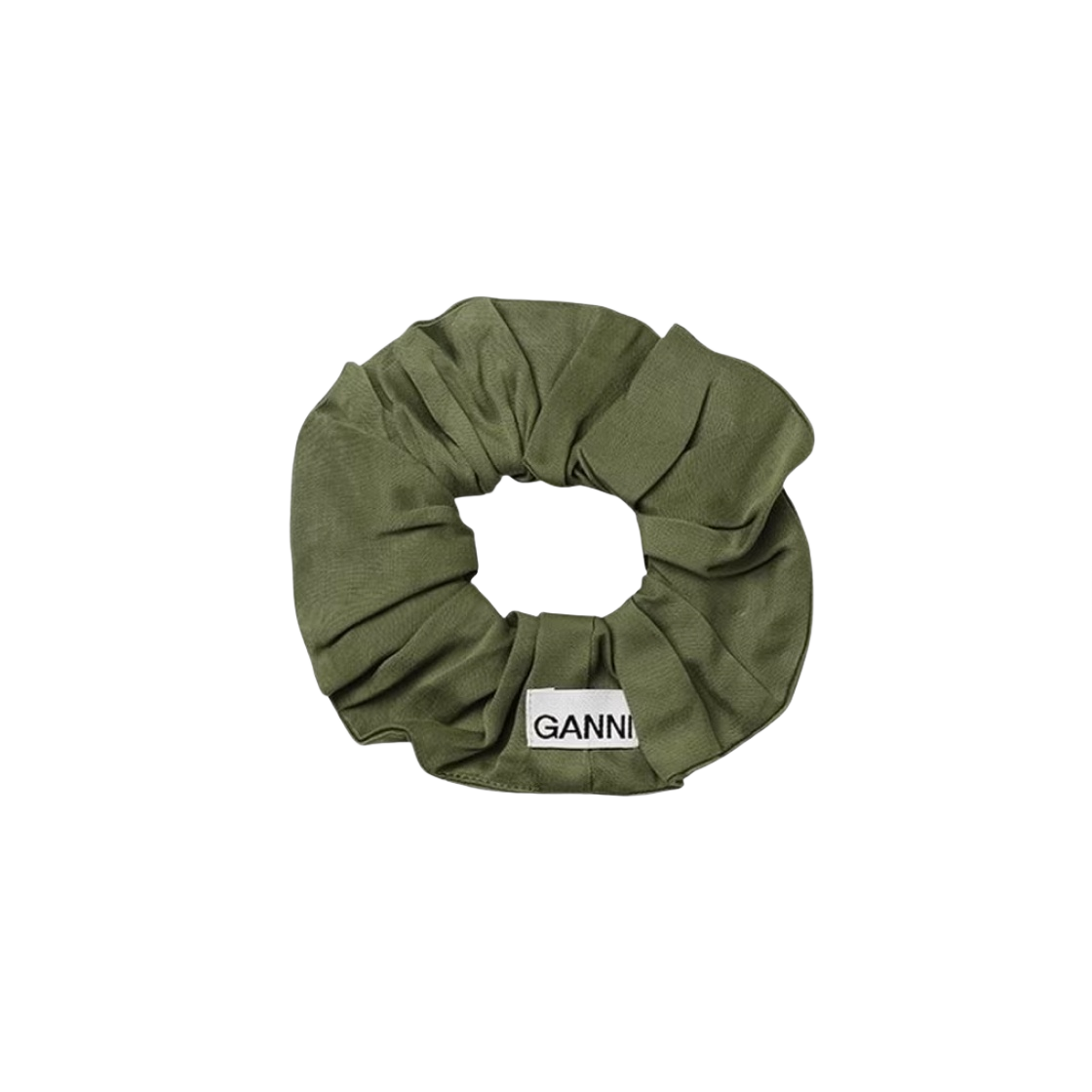 (W) 가니 워시드 새틴 스크런치 알로에 | Ganni | KREAM