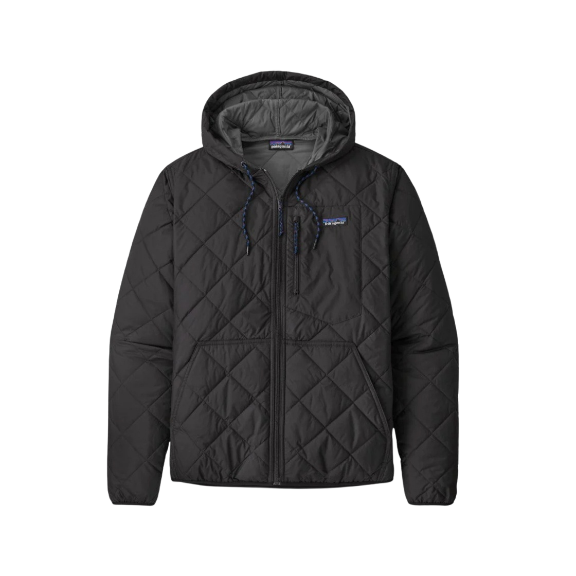 파타고니아 다이아몬드 퀼티드 봄버 후드 블랙 | Patagonia | KREAM