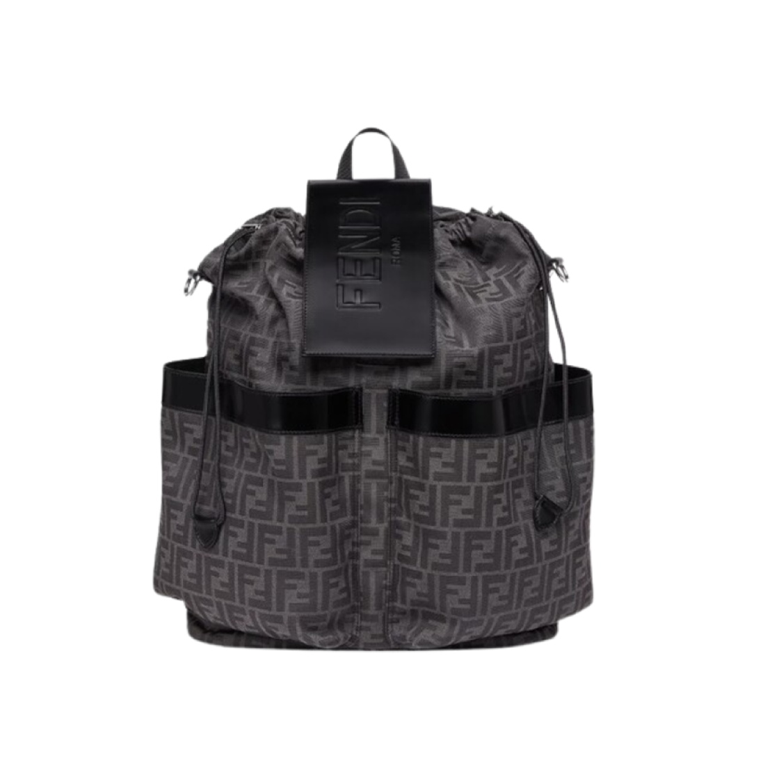 펜디 FF 자카드 패브릭 스트라이크 라지 백팩 블랙 | Fendi | KREAM