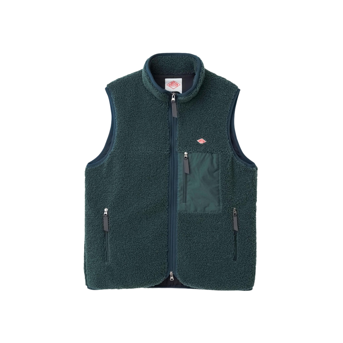 단톤 인슐레이션 라이트 보아 스탠드 칼라 베스트 블루라군 | Danton | KREAM