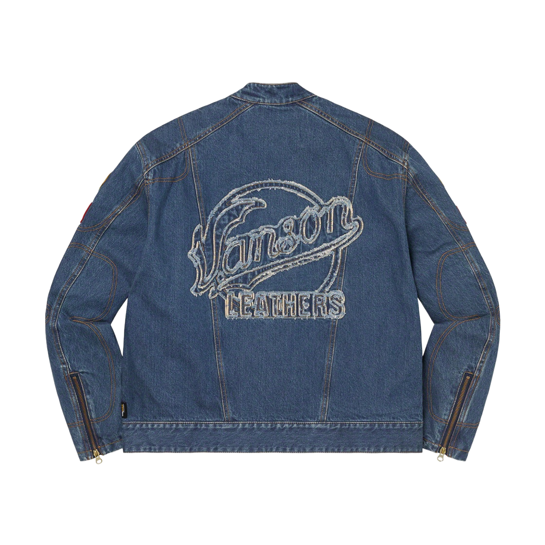 슈프림 x 밴슨 레더스 코듀라 데님 자켓 블루 - 22FW | Supreme | KREAM