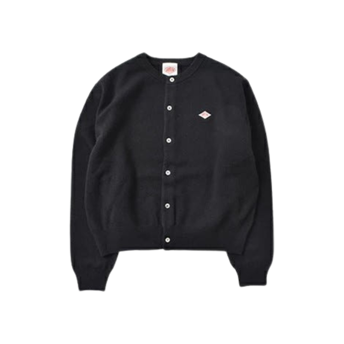 (W) 단톤 램스울 크루넥 가디건 블랙 | Danton | KREAM