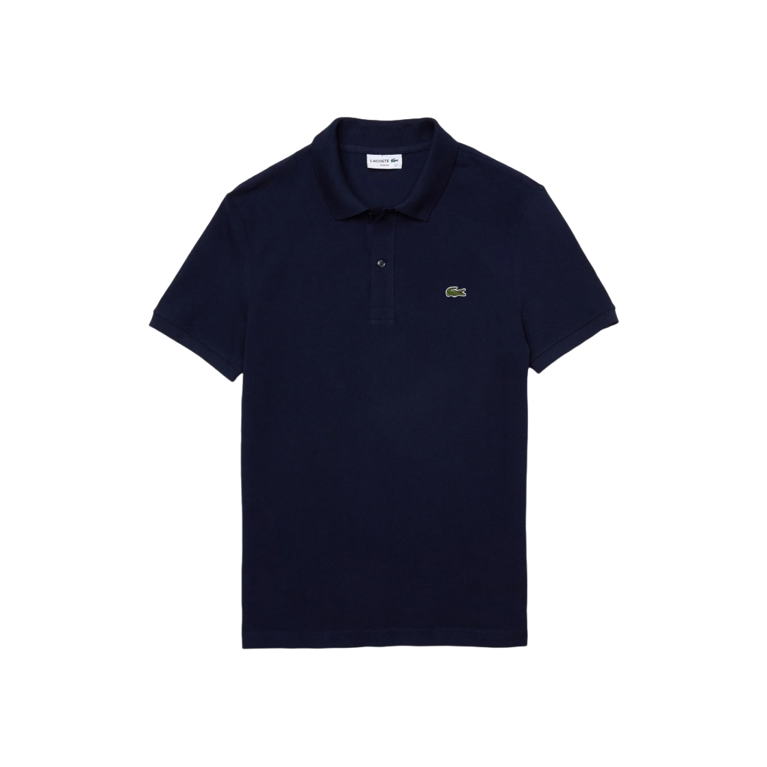 라코스테 슬림핏 폴로 쁘띠 피케 셔츠 네이비 | Lacoste | KREAM