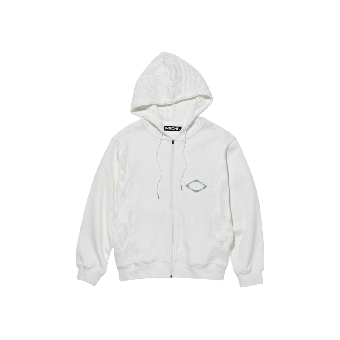 (W) 미스치프 패널드 와플 후드 화이트 | Mischief | KREAM