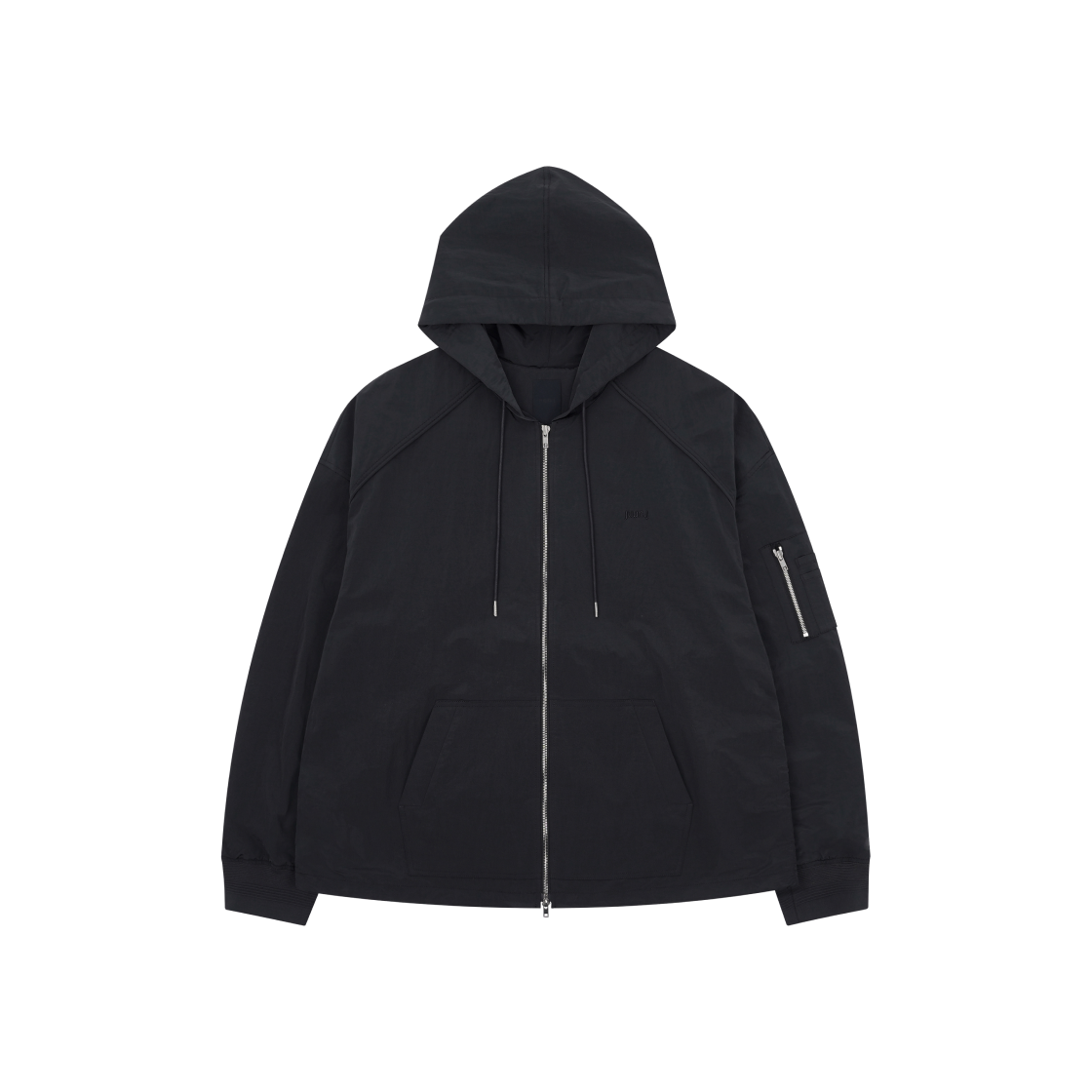 준지 나일론 MA-1 후드 집업 그레이 - 23SS | JUUN.J | KREAM