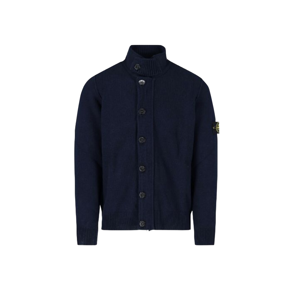 스톤 아일랜드 547A3 램스울 니트 가디건 네이비 블루 - 22FW | Stone Island | KREAM