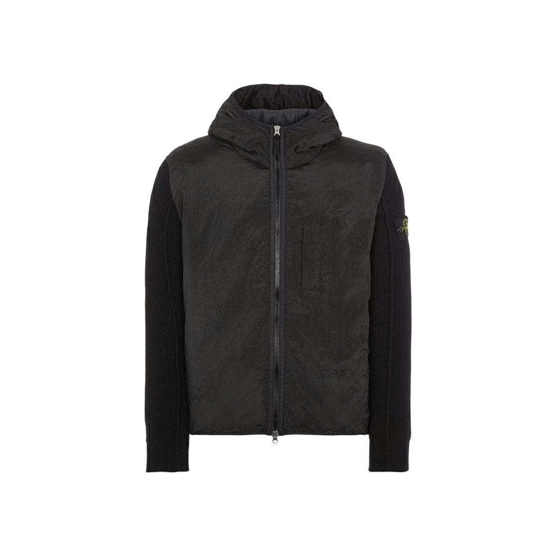 스톤 아일랜드 42730 나일론 메탈 에코닐 재생 나일론 프리마로프트 TC 앤 니트 블랙 - 22FW | Stone Island | KREAM