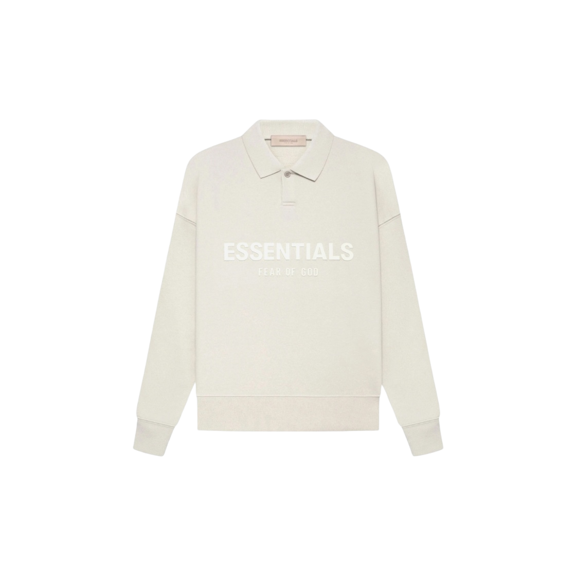 (키즈) 에센셜 롱슬리브 폴로 위트 - 22SS | Essentials | KREAM