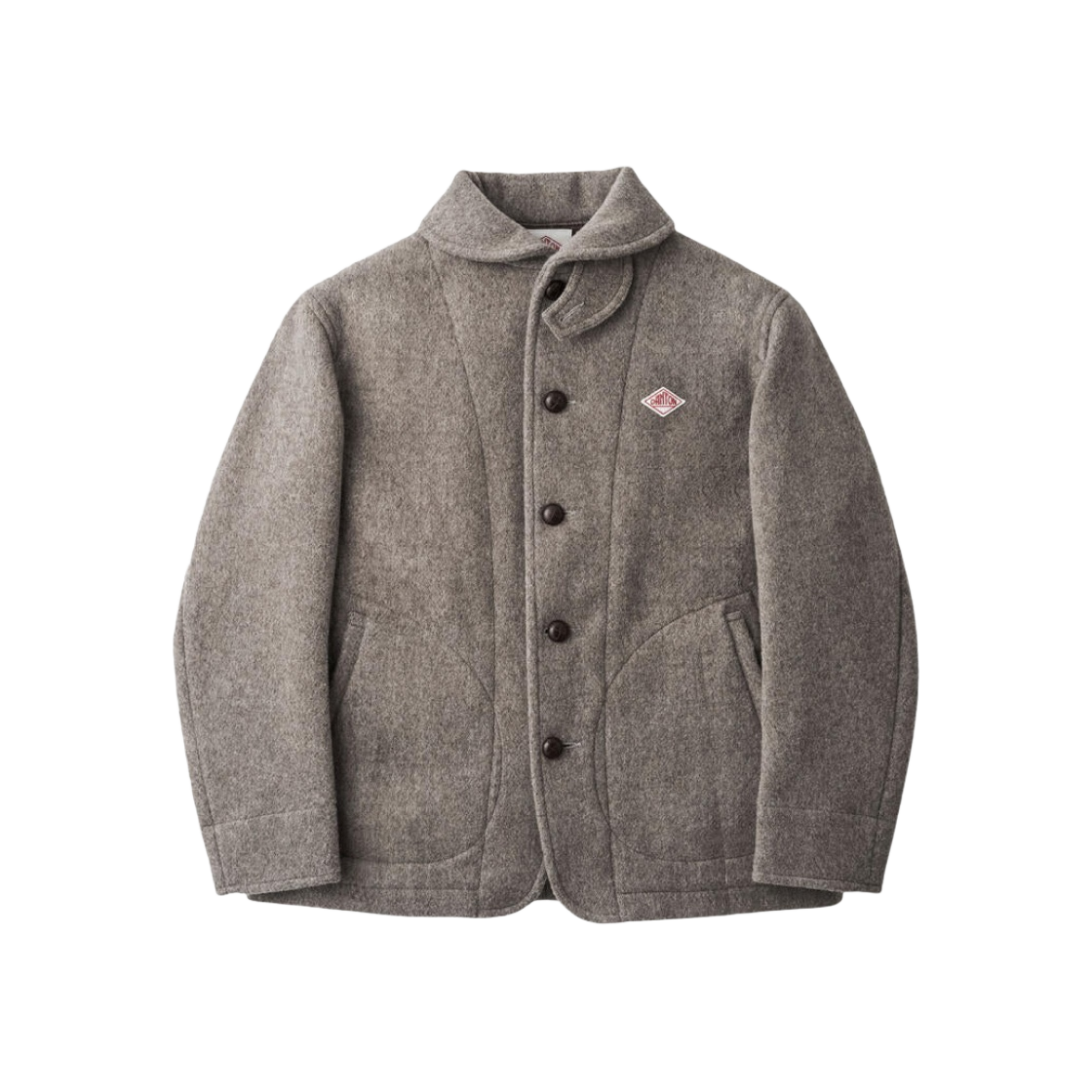 단톤 울 파일 라운드 칼라 자켓 베이지 | Danton | KREAM