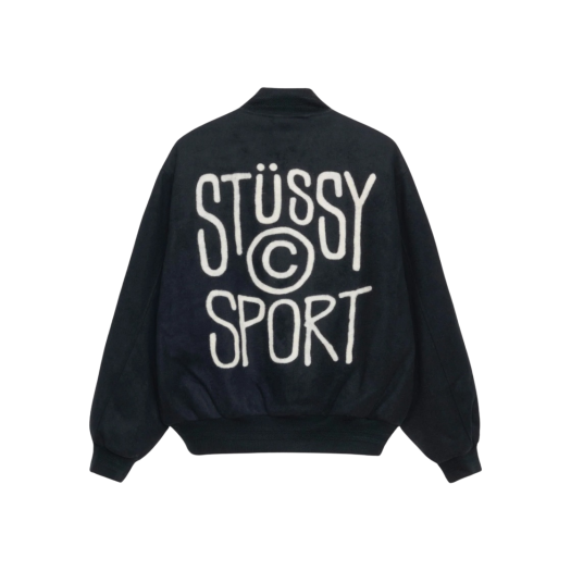 스투시 LA 챕터 사틴 바시티 자켓 블랙 | Stussy | KREAM 스투시 LA 챕터 사틴 바시티 자켓 블랙 | Stussy | KREAM