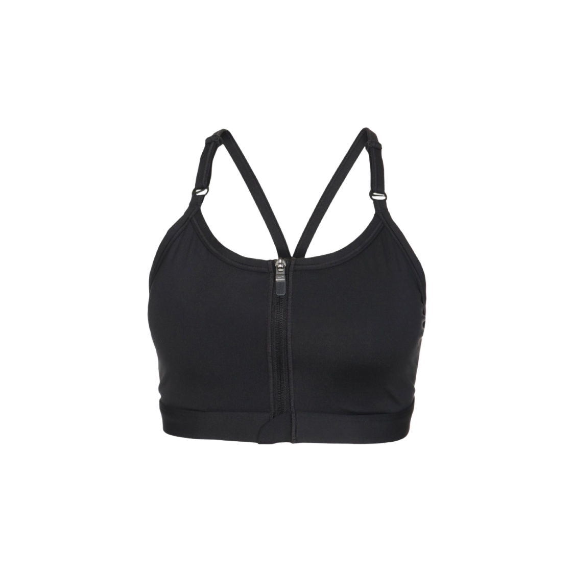 (W) 나이키 드라이핏 인디 집 프론트 브라 블랙 - 아시아 | Nike | KREAM