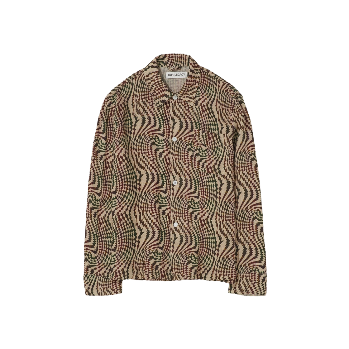 아워레가시 박스 셔츠 타탄 힙노시스 프린트 | Our Legacy | KREAM