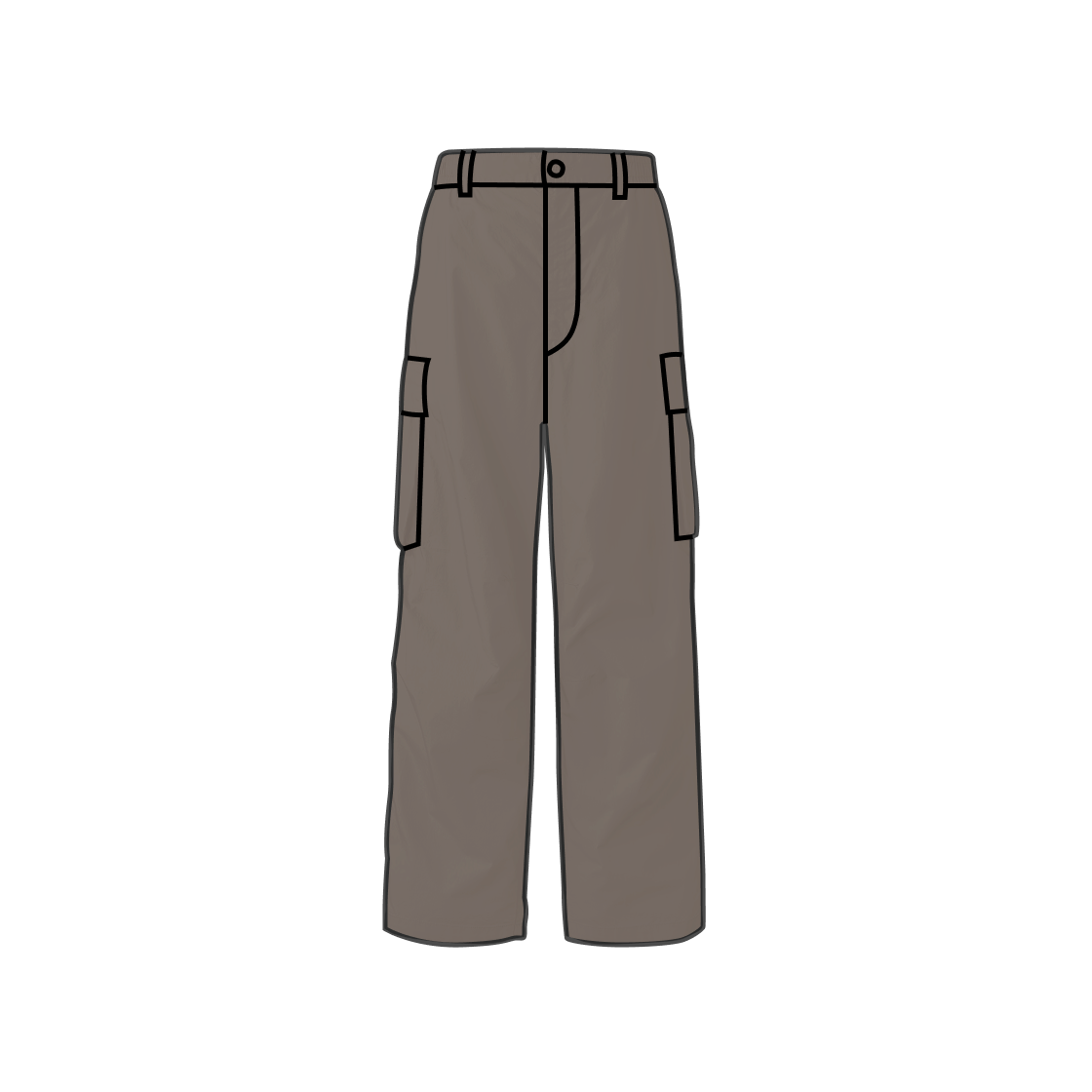 유니클로 C 와이드 핏 카고 팬츠 다크 브라운 - KR | Uniqlo | KREAM