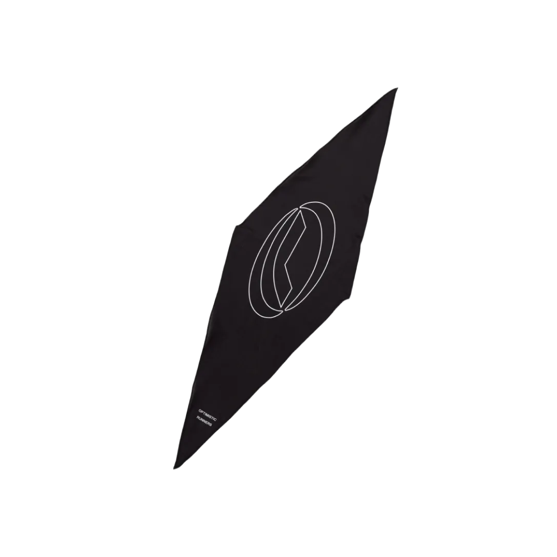 옵티미스틱 러너스 심볼 실크 스카프 블랙 | Optimistic Runners | KREAM