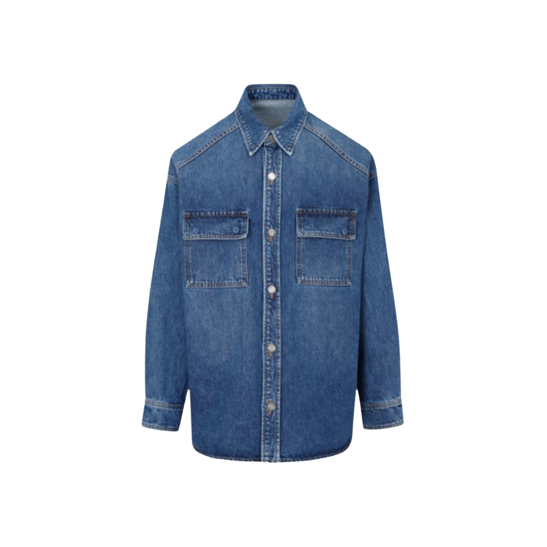 준지 아우터형 데님 셔츠 블루 | JUUN.J | KREAM