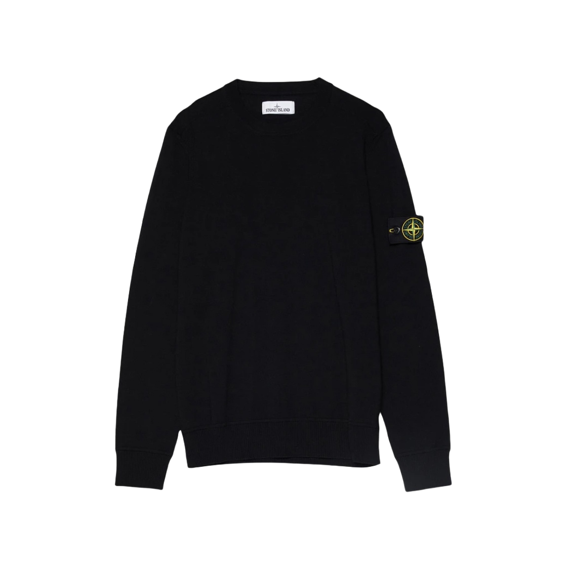 스톤 아일랜드 526C4 라이트 울 크루넥 니트 블랙 - 20FW | Stone Island | KREAM