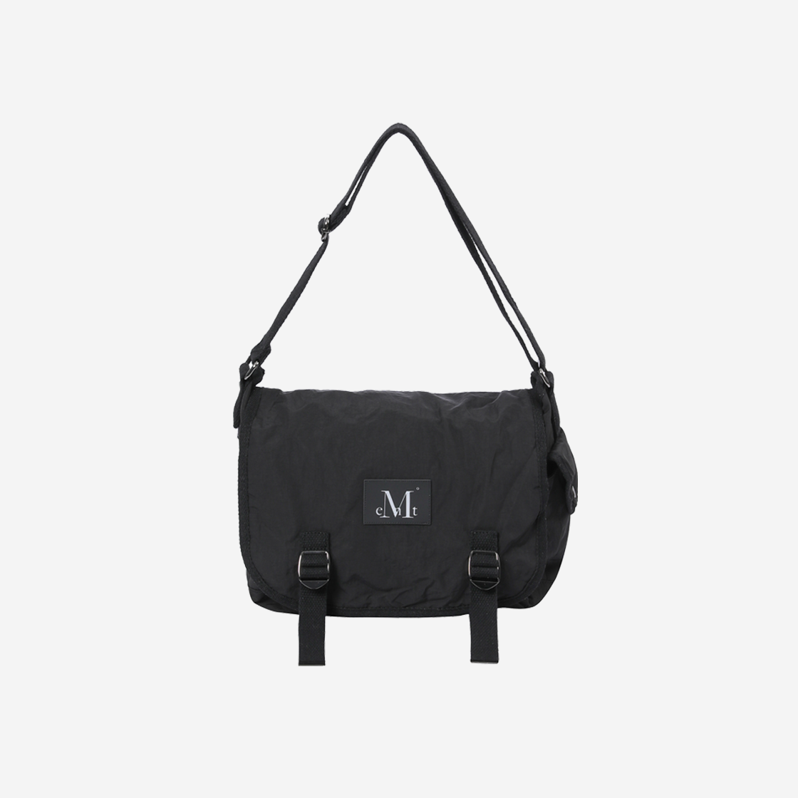 무센트 레크 더블 버클 크로스백 블랙 | MUCENT | KREAM