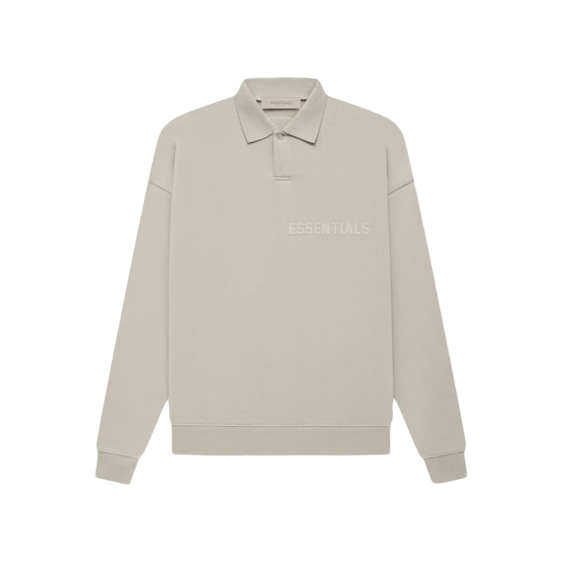 에센셜 롱슬리브 폴로 스모크 - 22FW | Essentials | KREAM