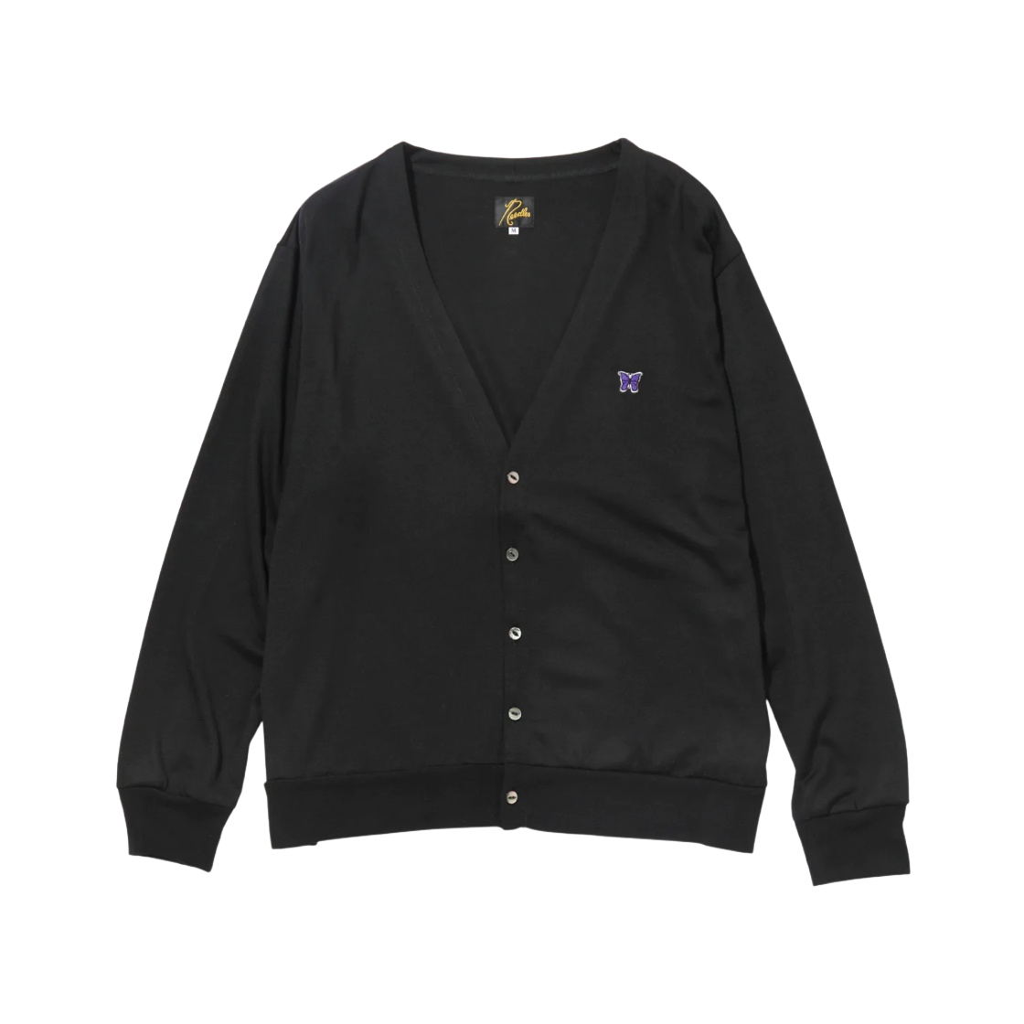 니들스 브이넥 울 가디건 블랙 | Needles | KREAM