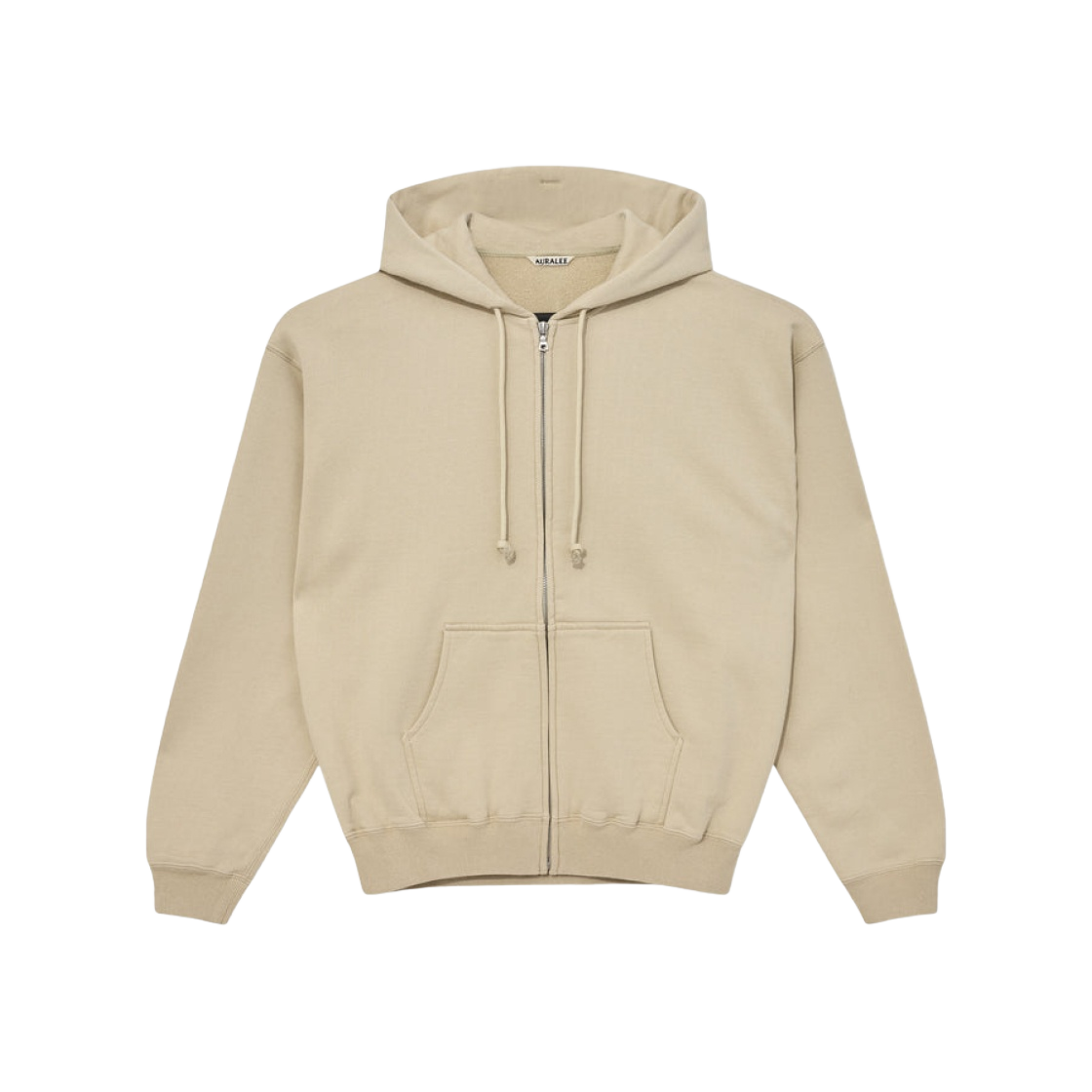오라리 스무스 소프트 스웻 집 파카 베이지 - 23SS | Auralee | KREAM