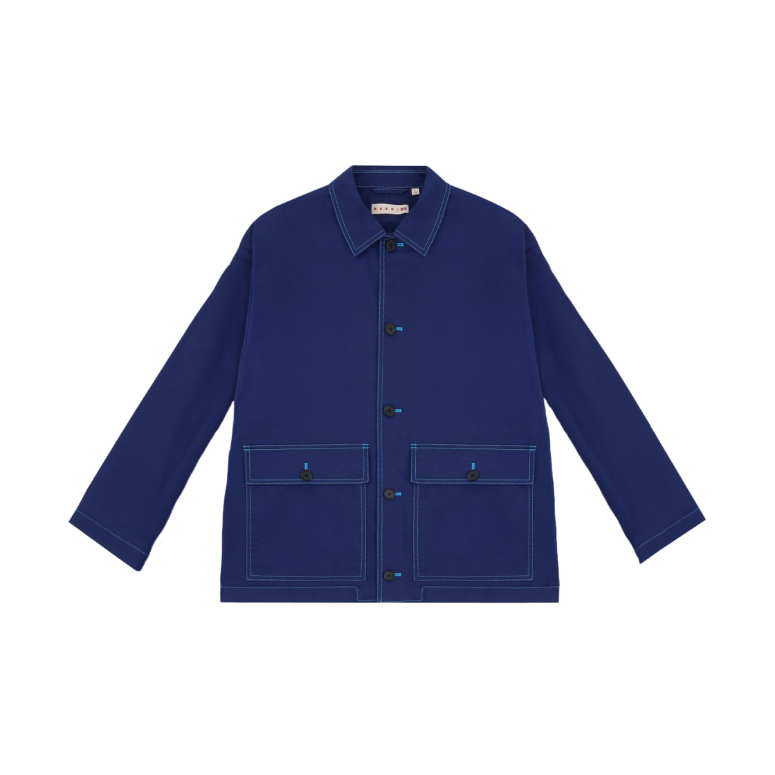 유니클로 x 마르니 오버사이즈 유틸리티 자켓 블루 - KR | Uniqlo | KREAM