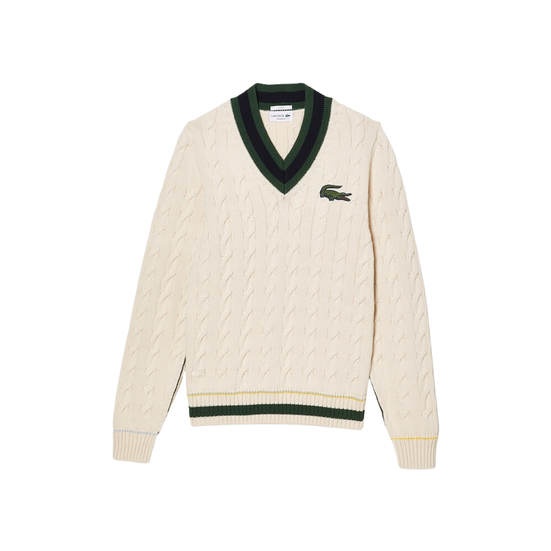 라코스테 테니스 풀오버 화이트 | Lacoste | KREAM