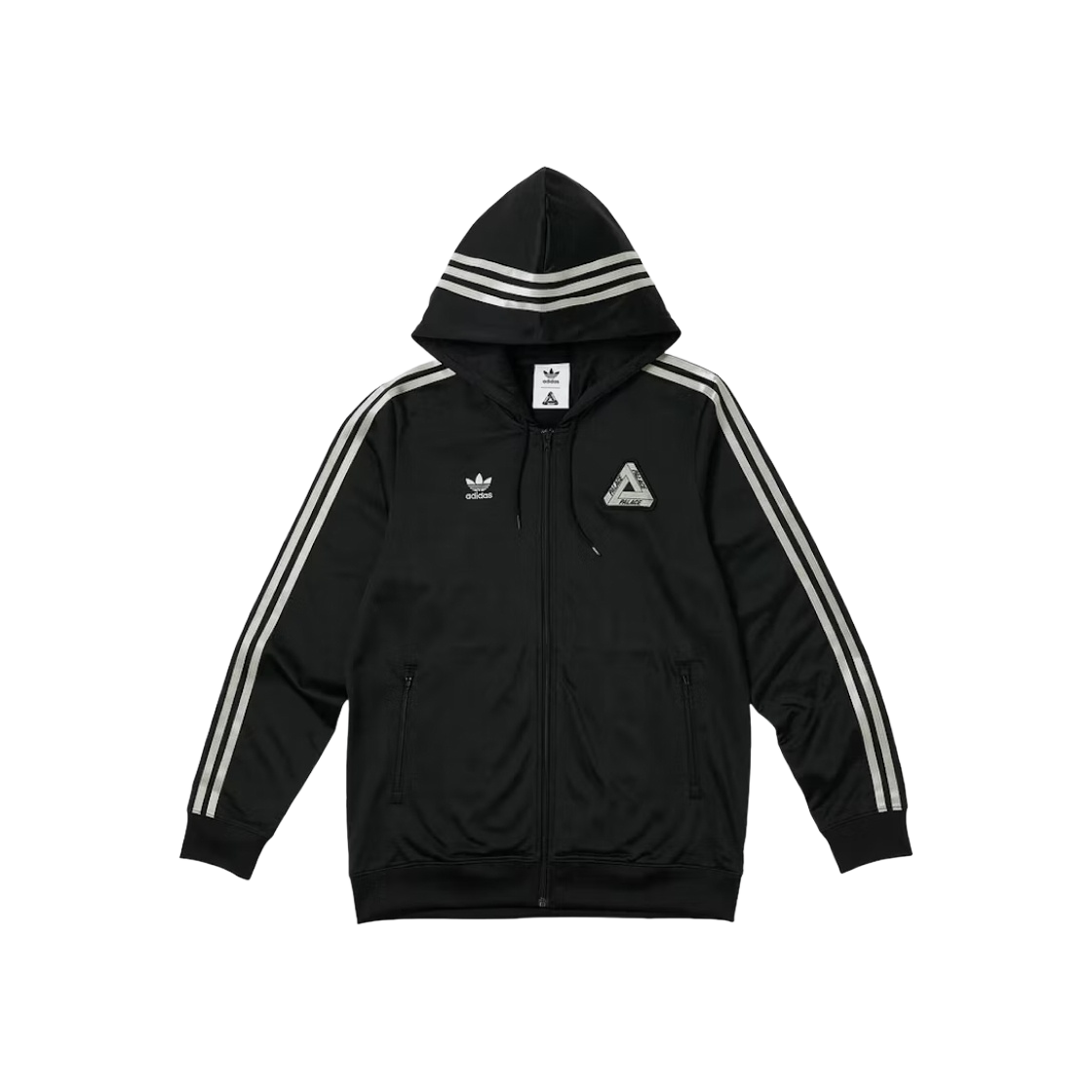 팔라스 x 아디다스 후드 파이어버드 트랙탑 블랙 - 23SS | Palace | KREAM