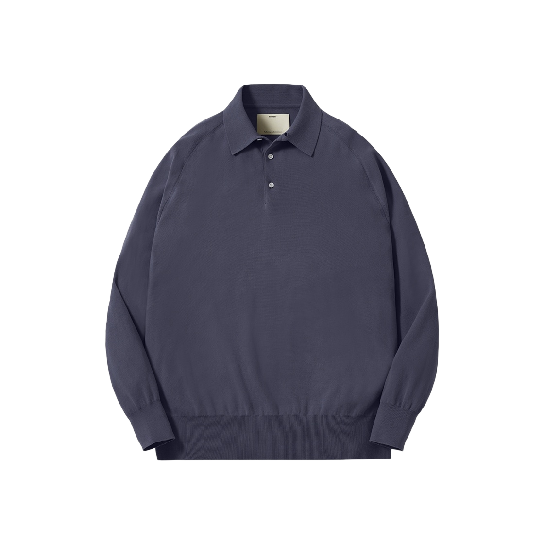 포터리 컴포트 폴로 니트 아이스 코튼 웨이브 블루 | Pottery | KREAM