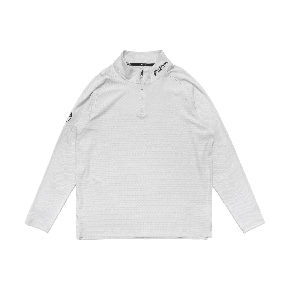 말본 골프 x 나이키 드라이핏 ADV 베이퍼 하프 집 탑 화이트 | Malbon Golf | KREAM