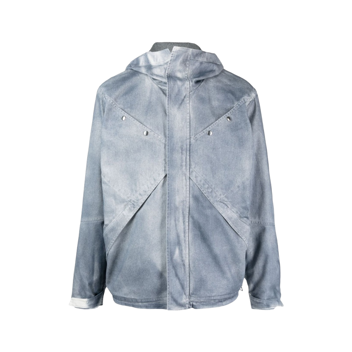 란라 페이디드 이펙트 후드 데님 자켓 인디고 블루 | Ranra | KREAM