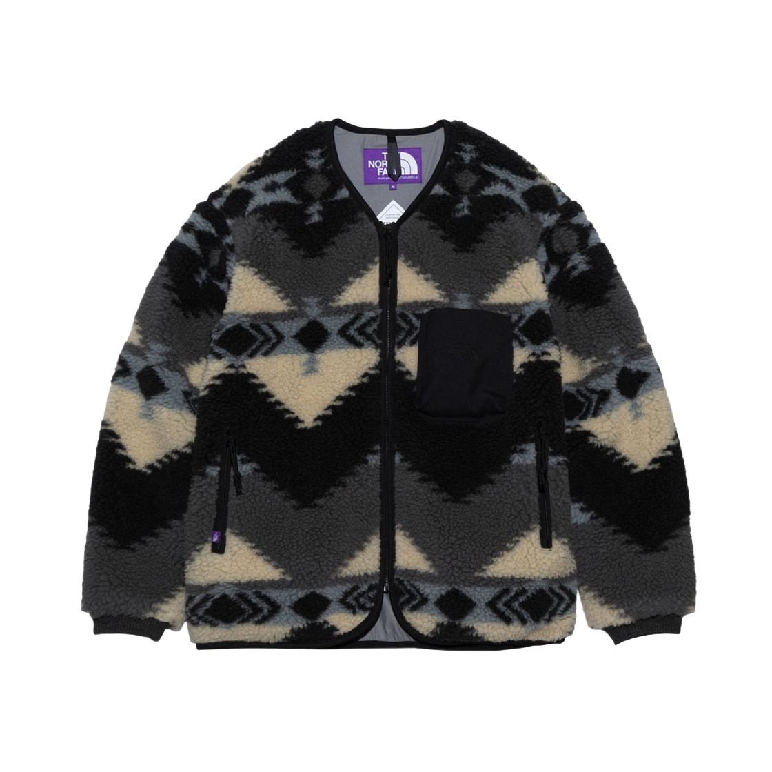 노스페이스 퍼플라벨 NP 울 보아 필드 윈드스토퍼 필드 가디건 그레이 | The North Face Purple Label | KREAM