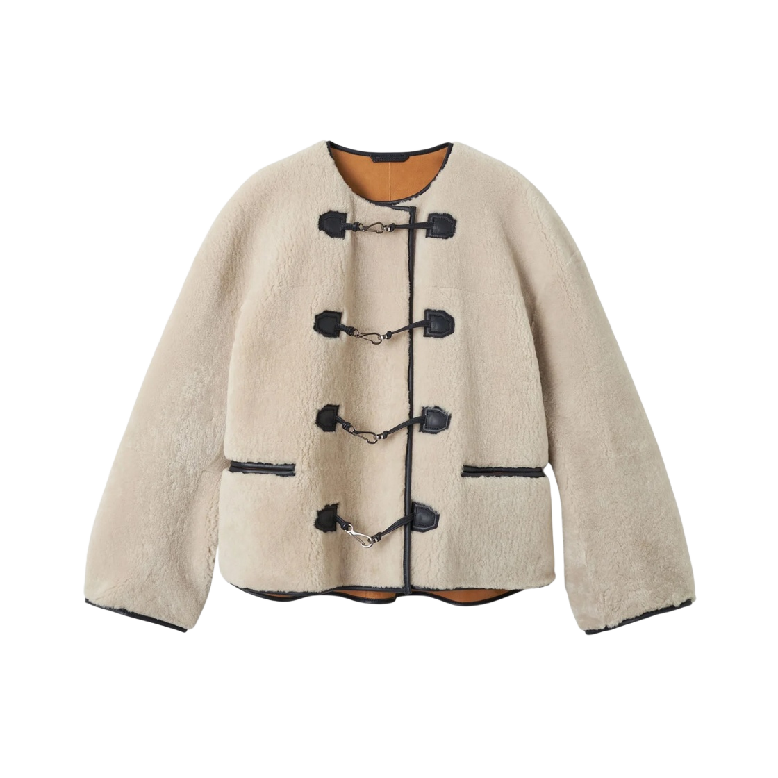 (W) 토템 테디 셔링 클래스프 자켓 오프화이트 | Toteme | KREAM