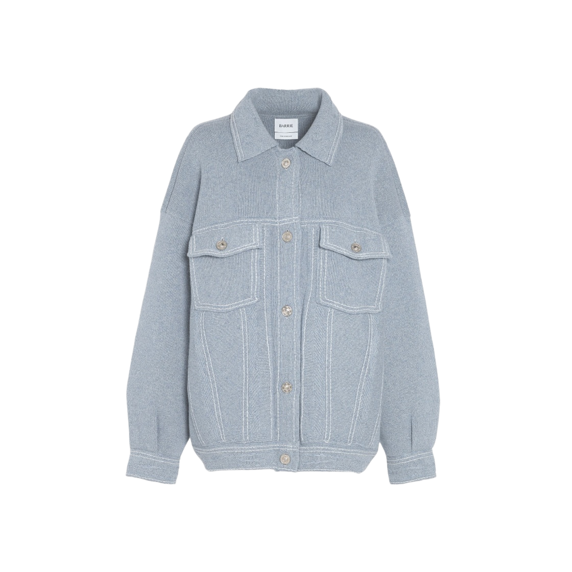 (W) 배리 데님 오버사이즈 캐시미어 코튼 자켓 빈티지 포타쉬 | Barrie | KREAM