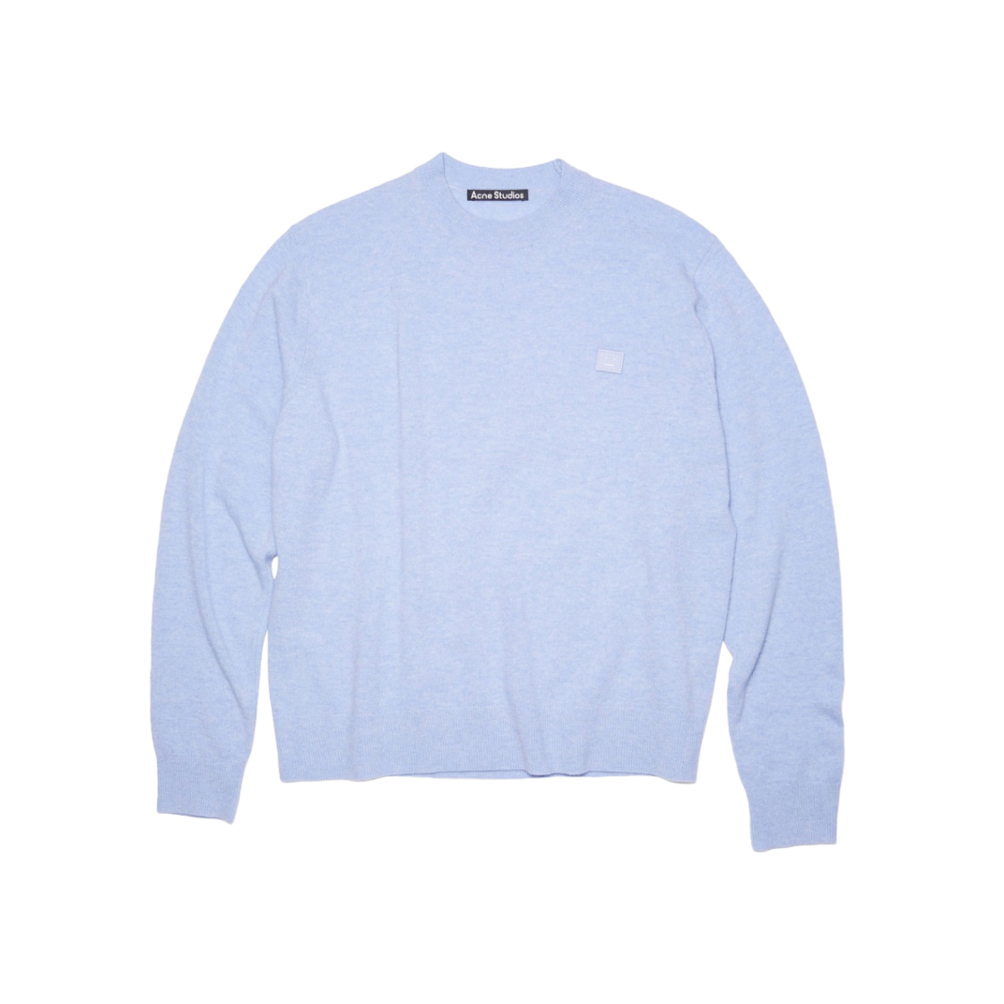 아크네 스튜디오 칼론 크루넥 스웨터 콘플라워 블루 멜란지 | Acne Studios | KREAM