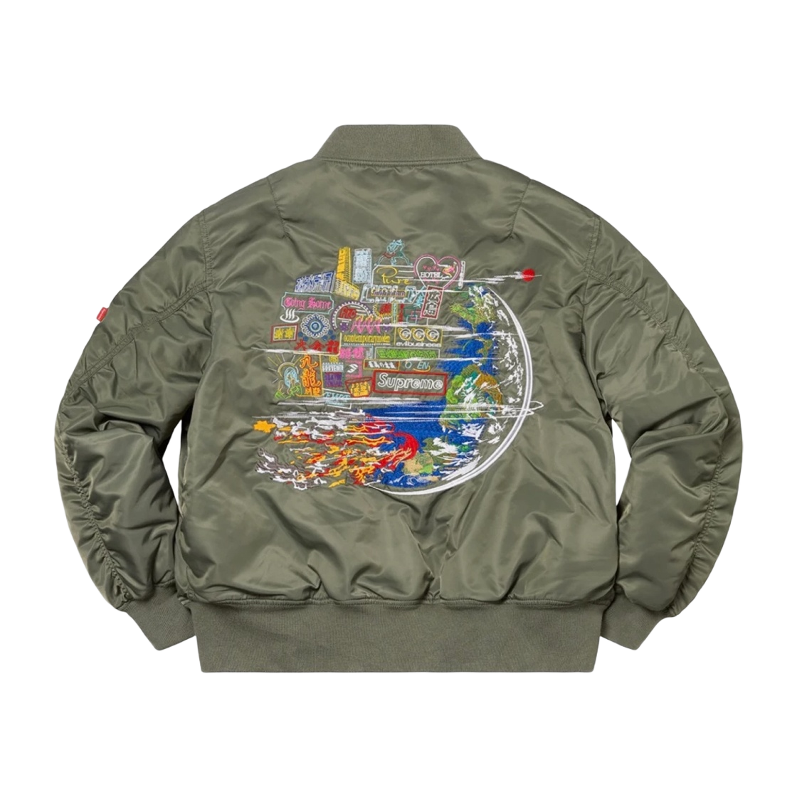 Supreme Globe MA-1 Ol... STYLE | KREAM