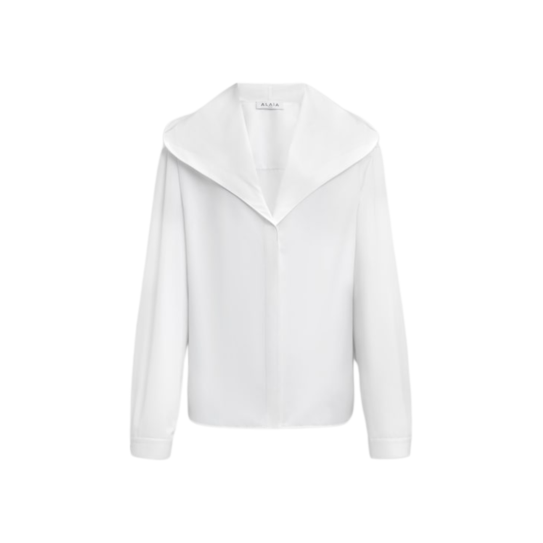 (W) 알라이아 포플린 후드 셔츠 화이트 | Alaia | KREAM