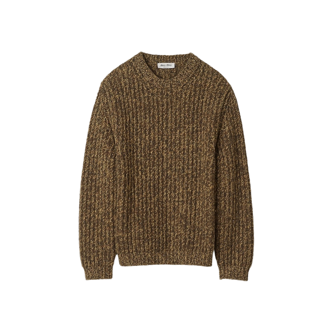 (W) 미우 미우 울 캐시미어 스웨터 올리브 그린 | Miu Miu | KREAM