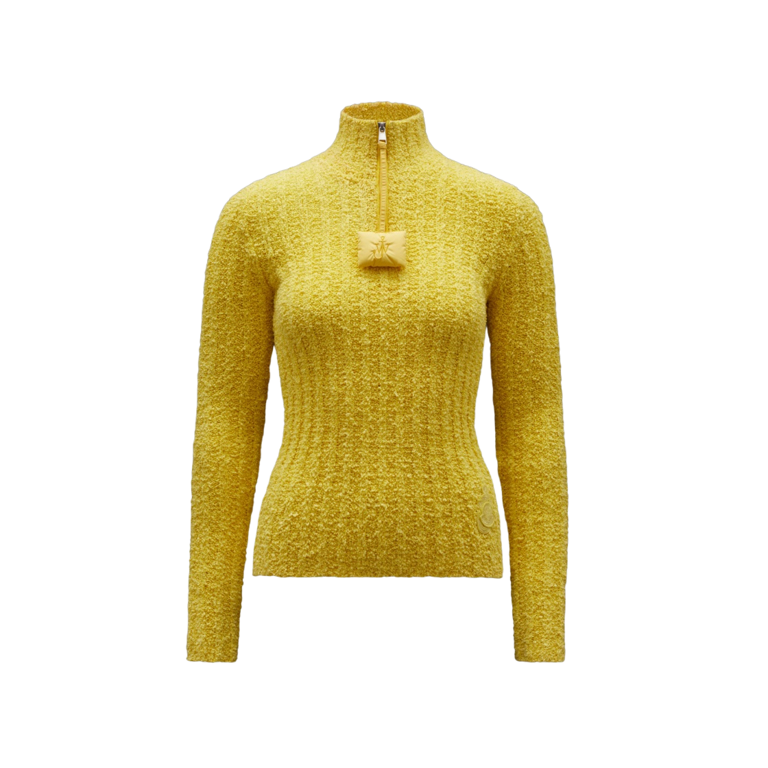 (W) 몽클레르 코튼 부클레 스웨터 옐로우 - 22FW | Moncler | KREAM